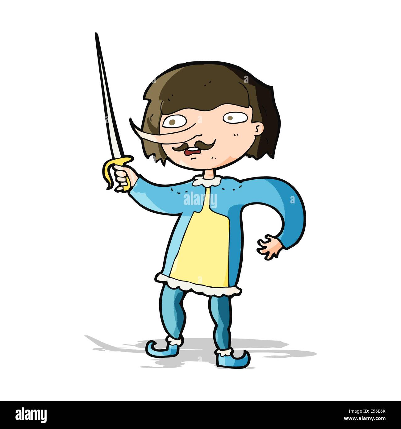 cartoon man with sword Stock Vector Image & Art - Alamy