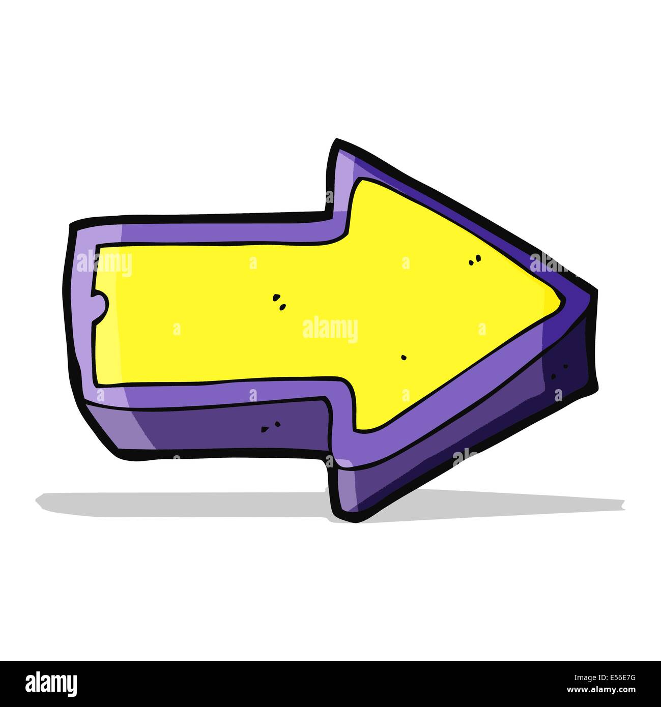 cartoon arrow symbol Stock Vector Image & Art - Alamy