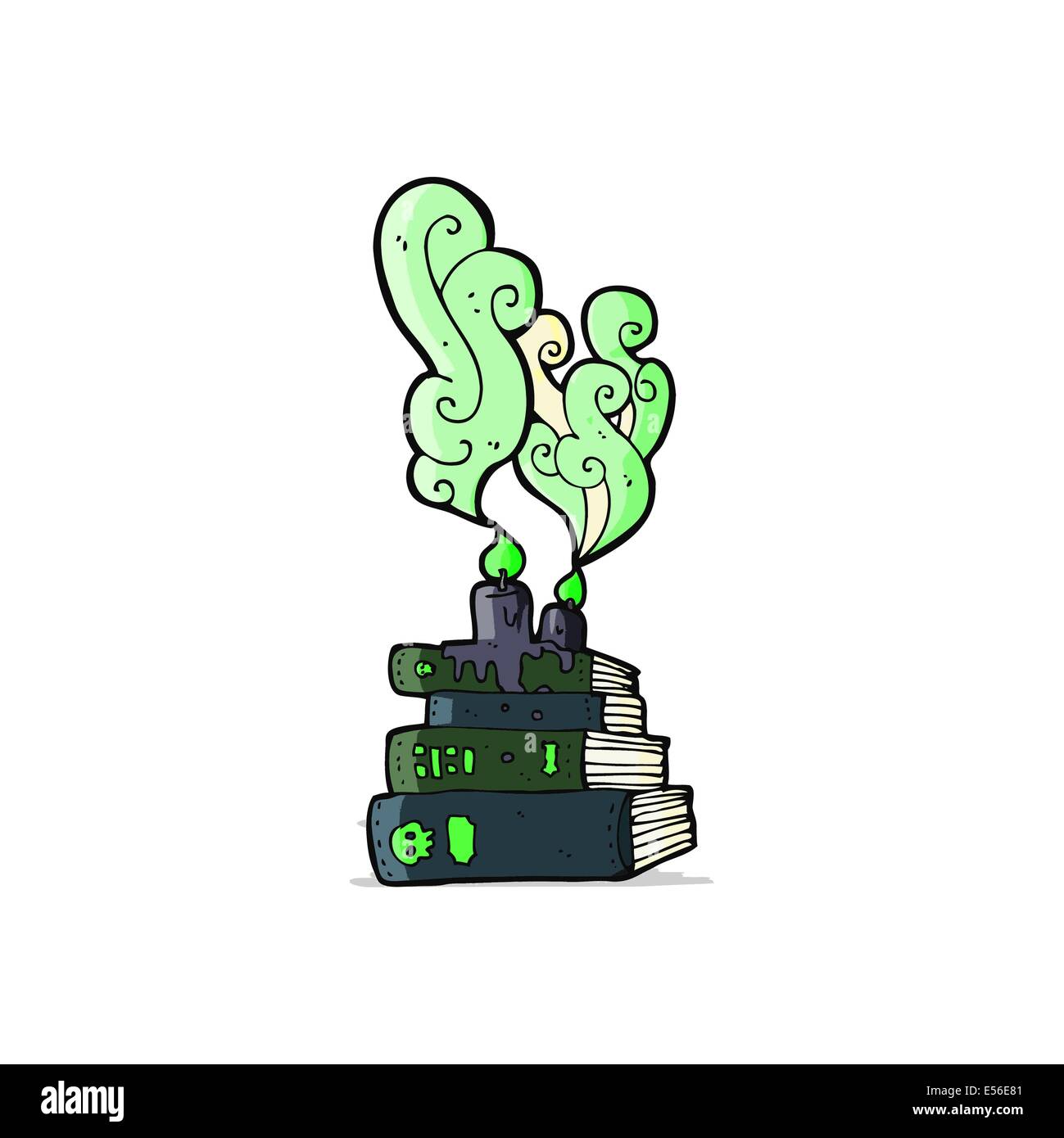 cartoon spooky old books Stock Vector Image & Art - Alamy