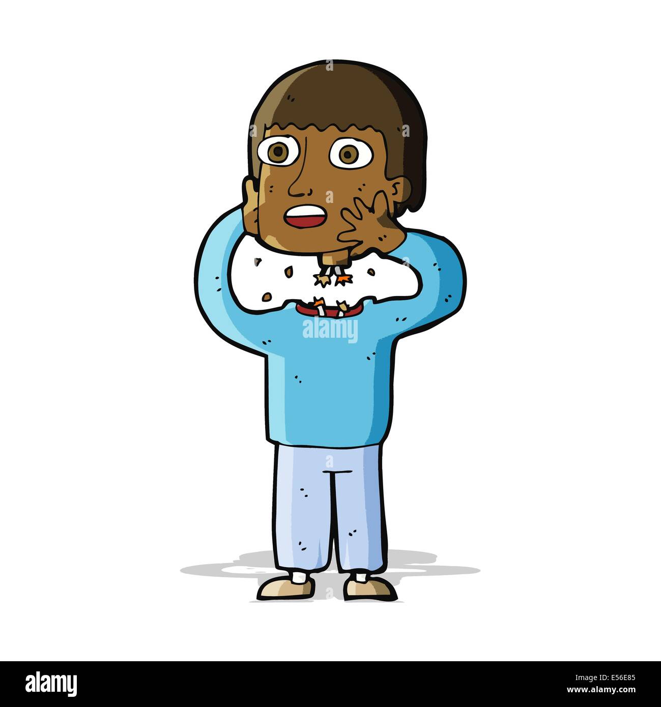 cartoon secret robot Stock Vector Image & Art - Alamy