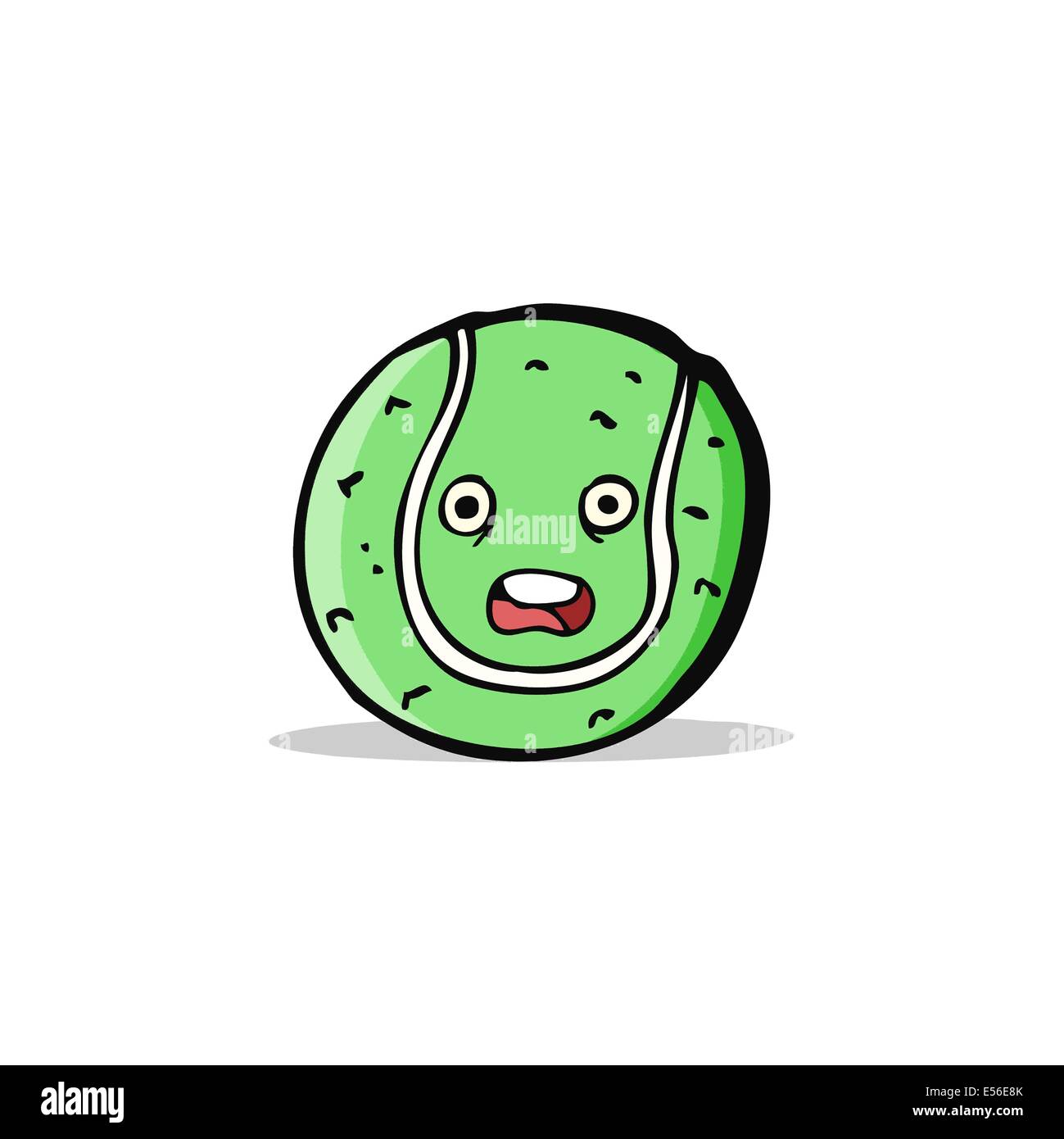 cartoon tennis ball Stock Vector Image & Art - Alamy