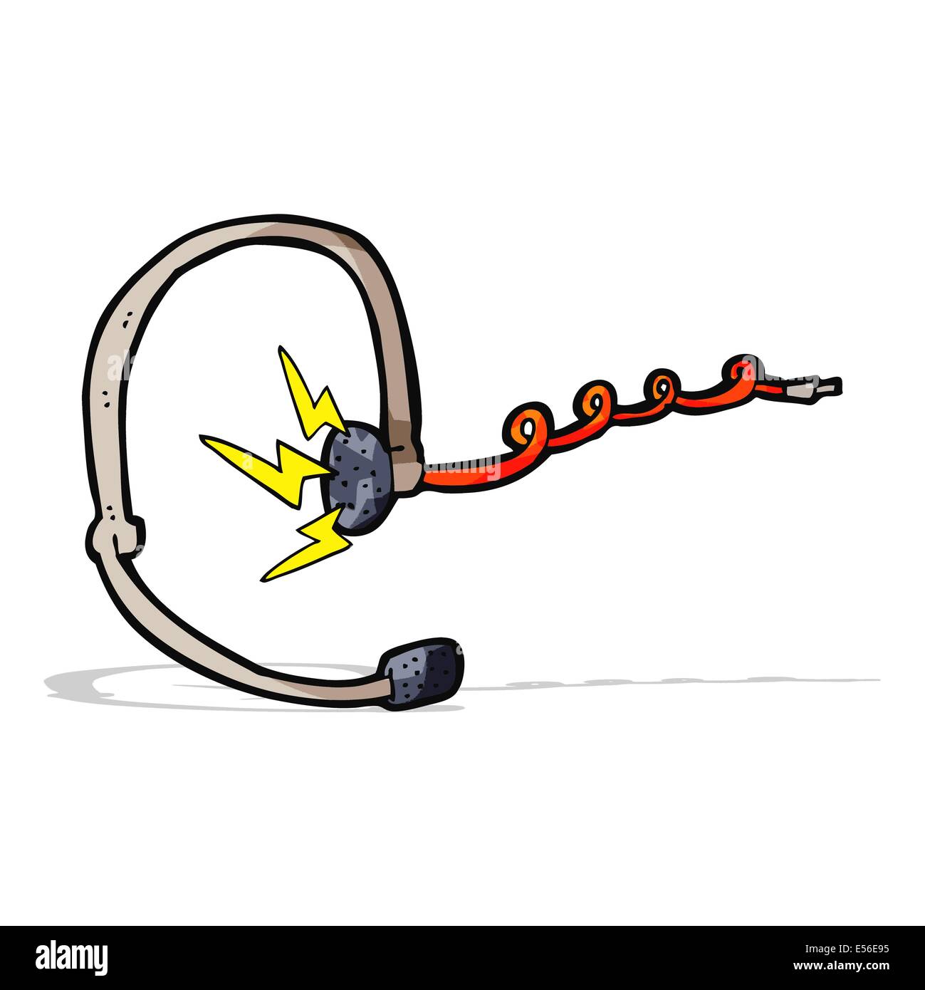 Cartoon call center headset hi-res stock photography and images - Alamy