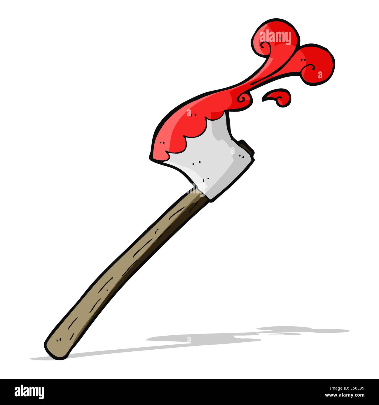 cartoon bloody axe Stock Vector Image & Art - Alamy