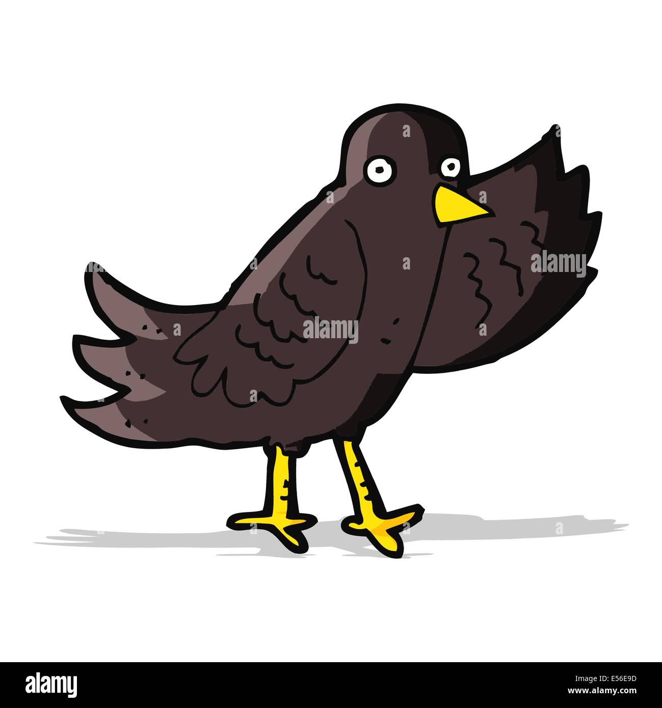 cartoon waving bird Stock Vector Image & Art - Alamy