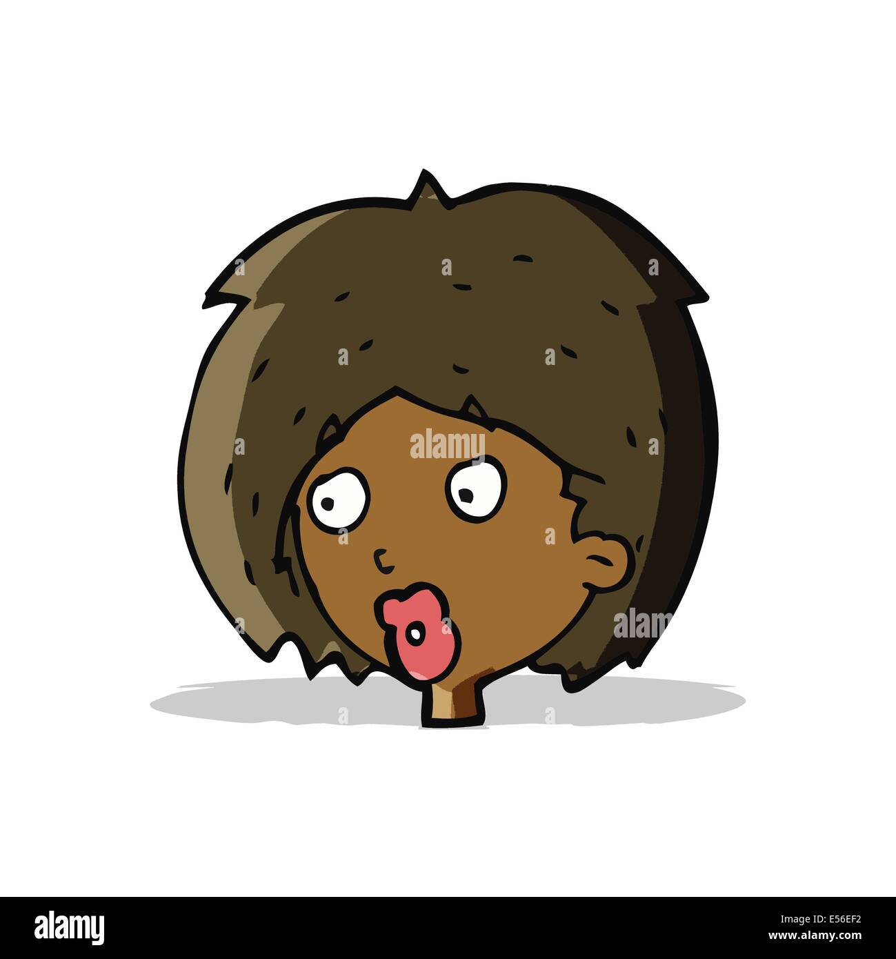 cartoon woman looking Stock Vector Image & Art - Alamy