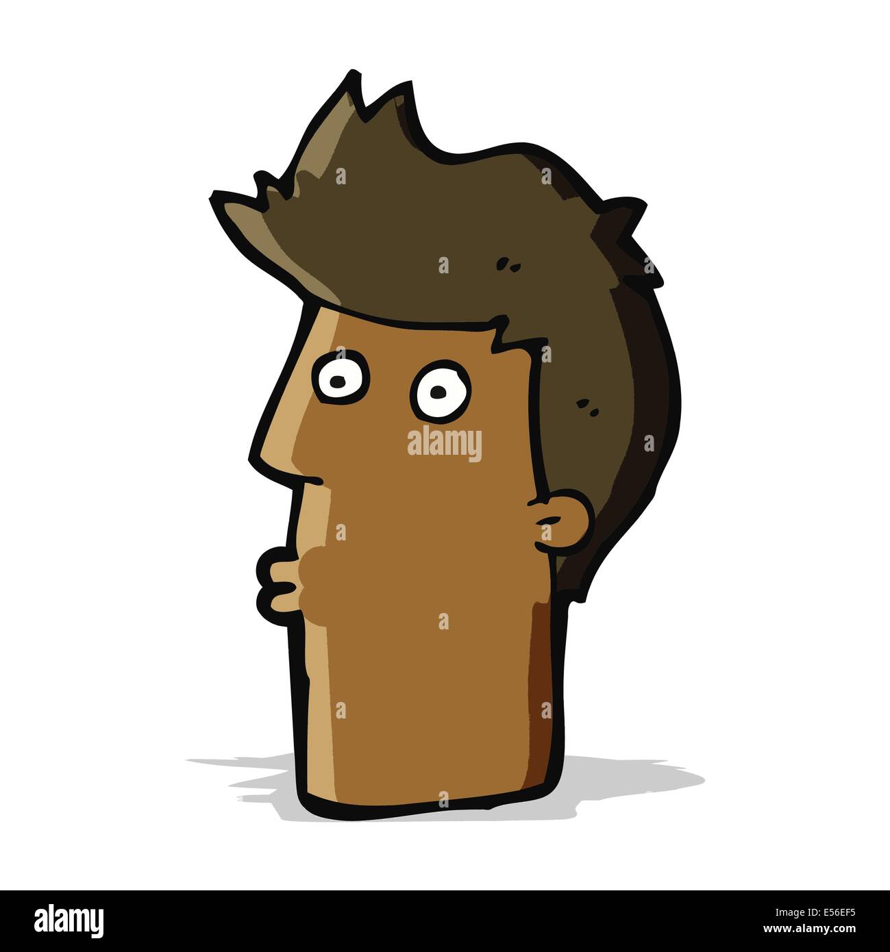 cartoon surprised man Stock Vector Image & Art - Alamy