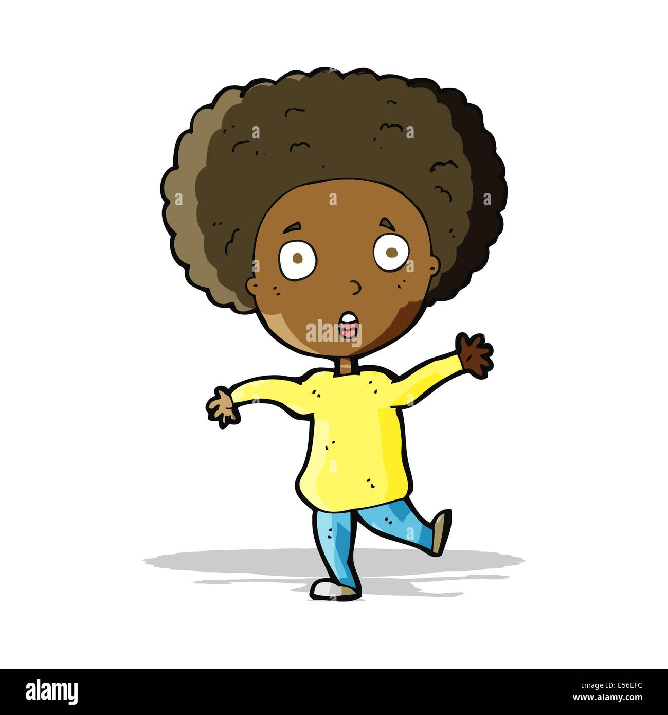 Cartoon startled person hi-res stock photography and images - Alamy
