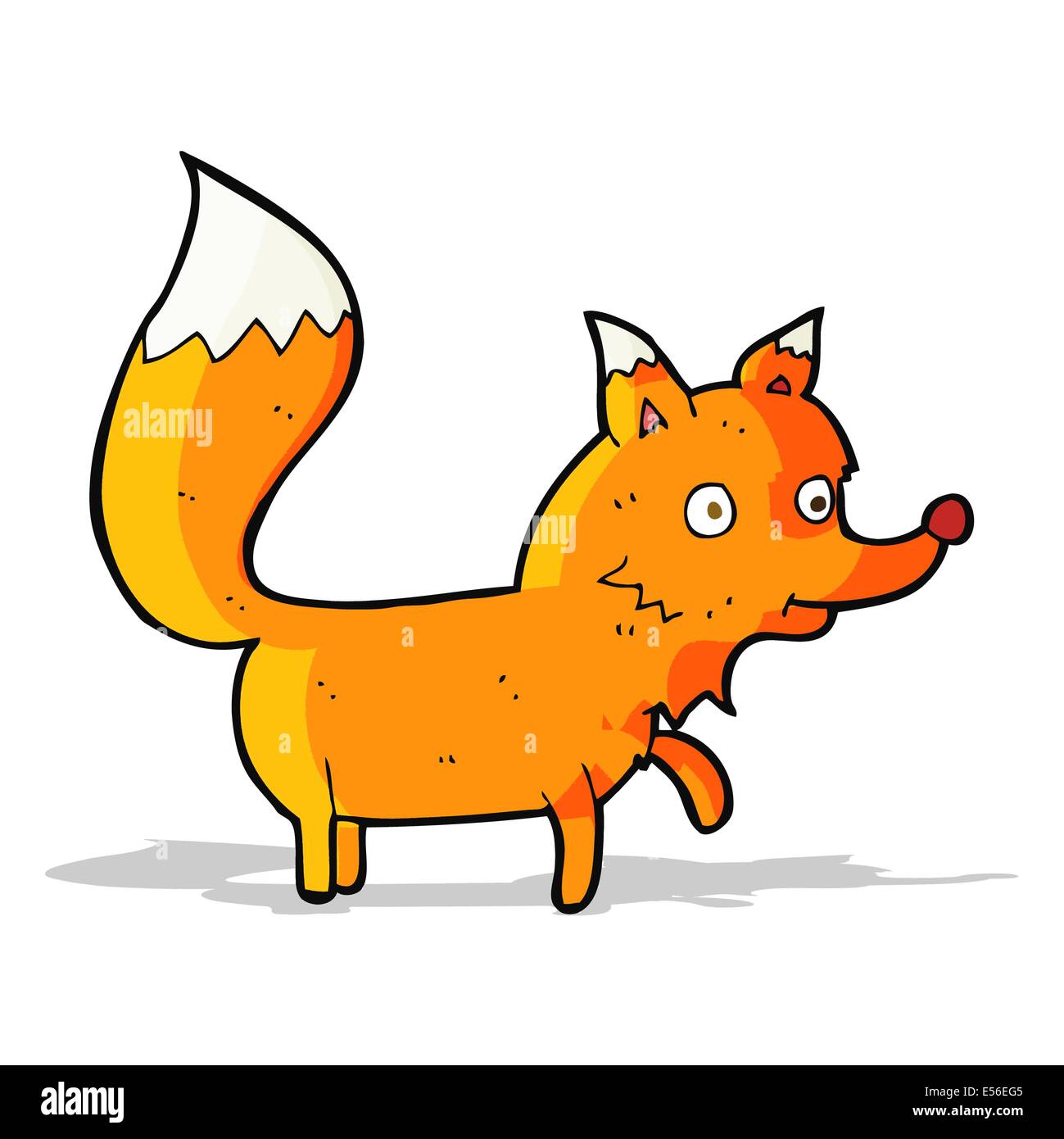 cartoon fox cub Stock Vector Image & Art - Alamy