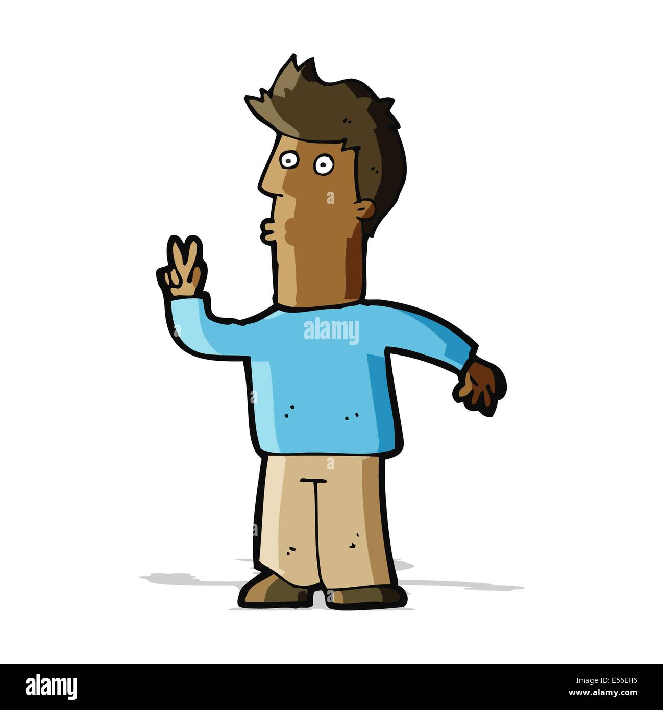 Hand signaling Stock Vector Images - Alamy