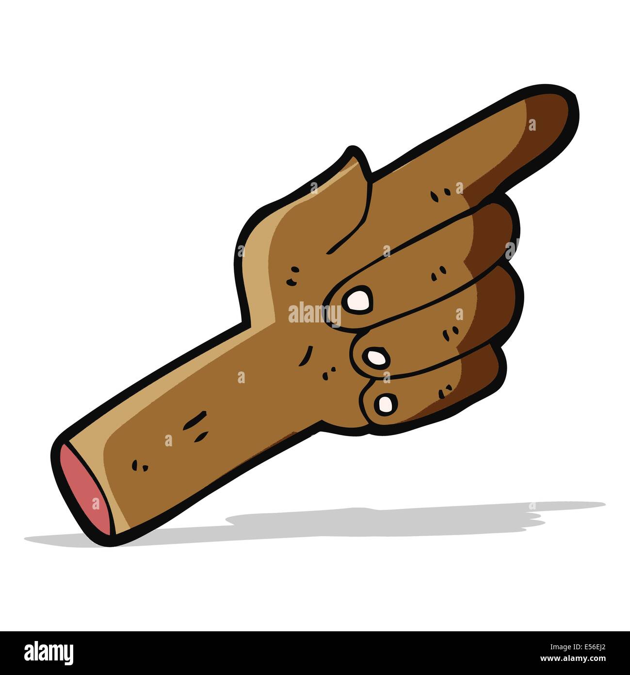 cartoon pointing hand Stock Vector Image & Art - Alamy