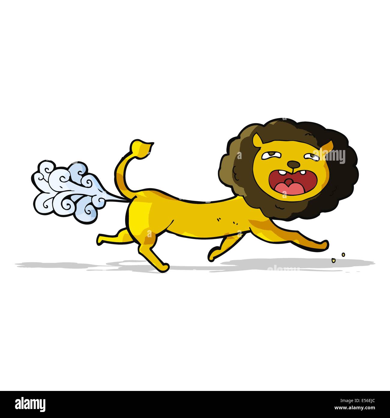cartoon farting lion Stock Vector Image & Art - Alamy