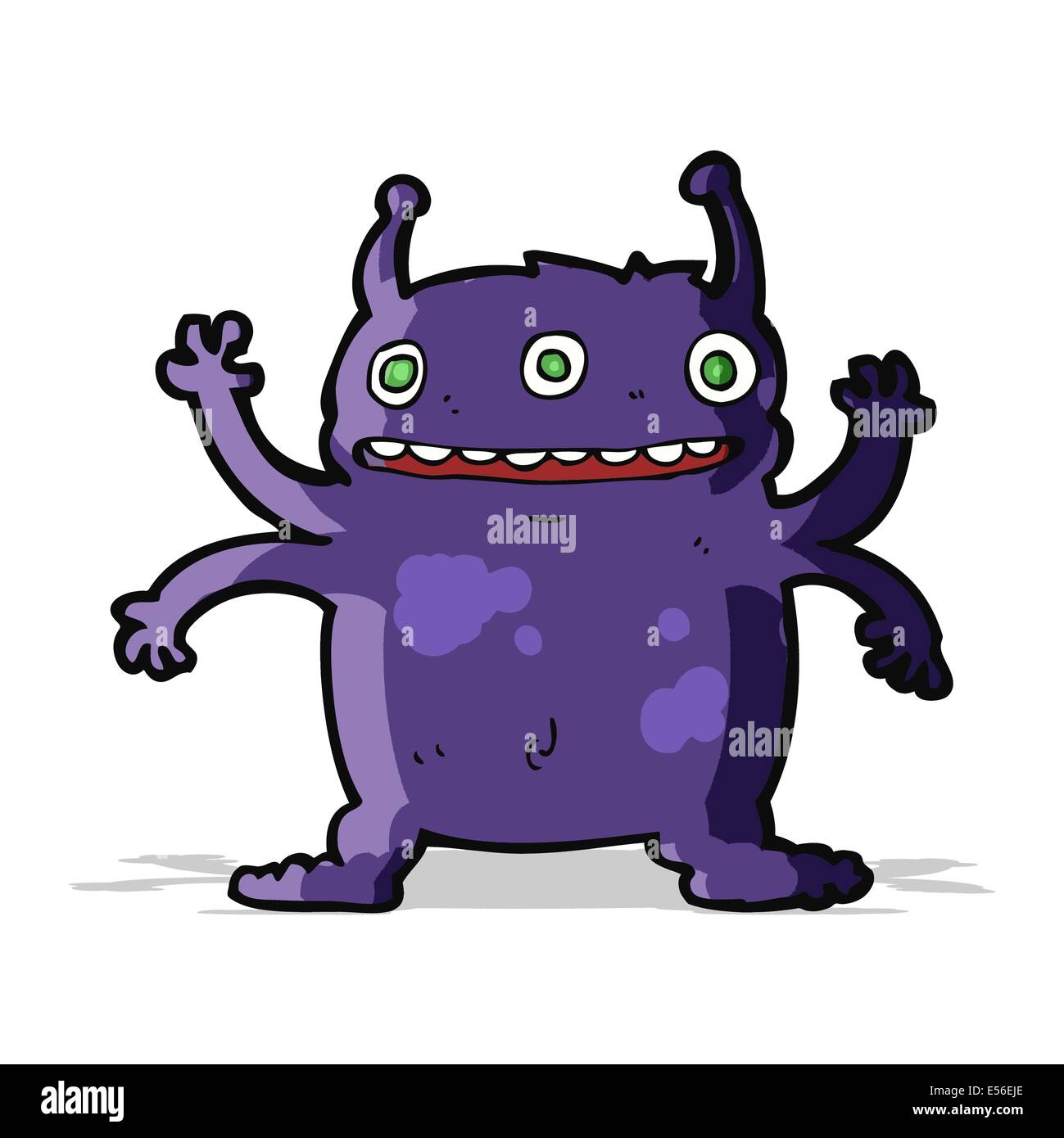 cartoon alien monster Stock Vector Image & Art - Alamy