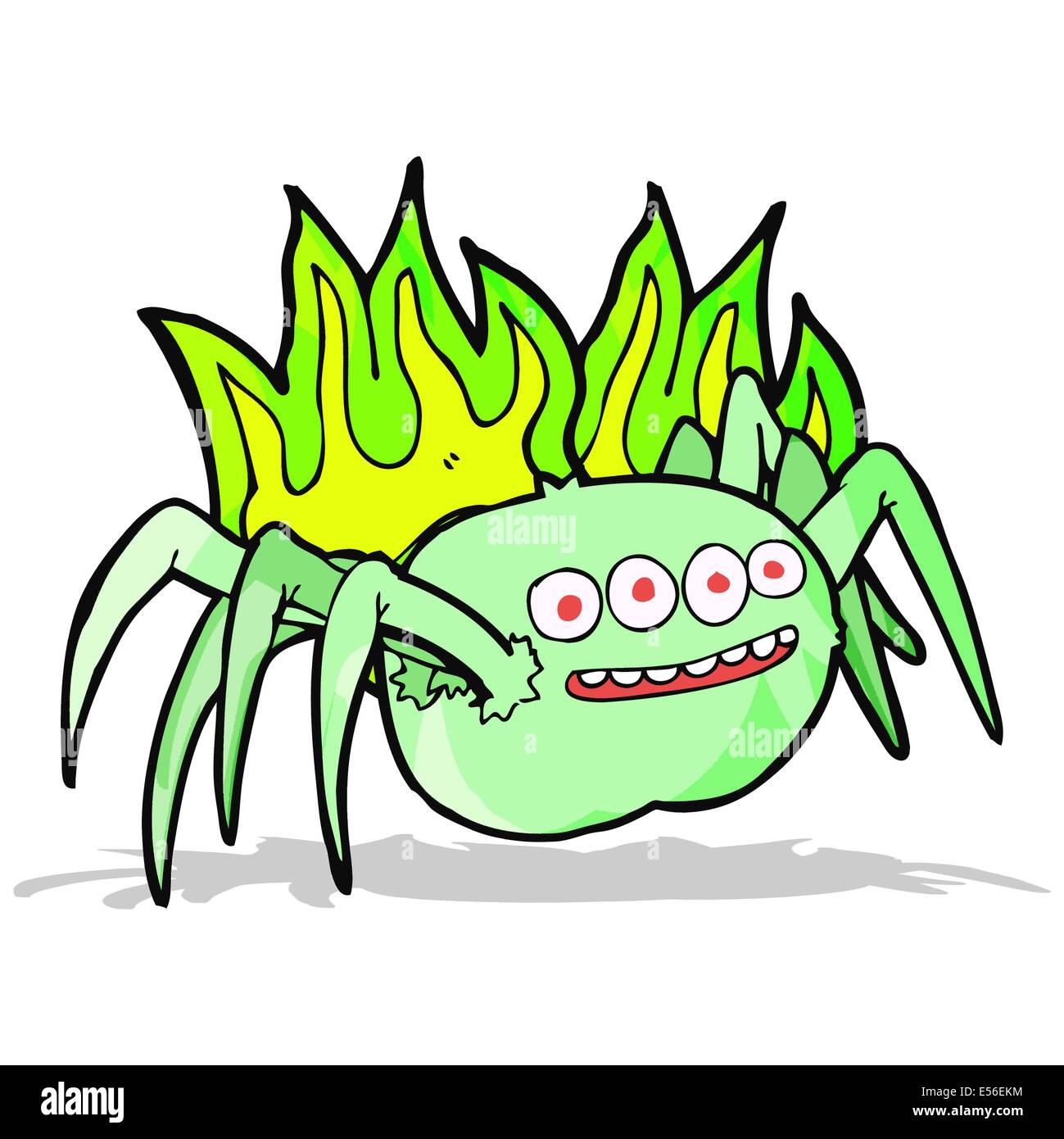 cartoon spooky spider Stock Vector Image & Art - Alamy