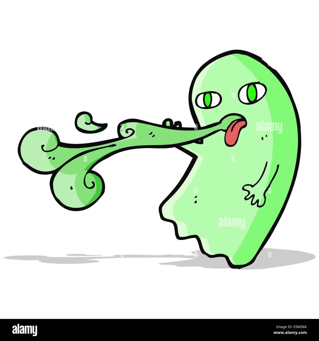 funny cartoon ghost Stock Vector Image & Art - Alamy