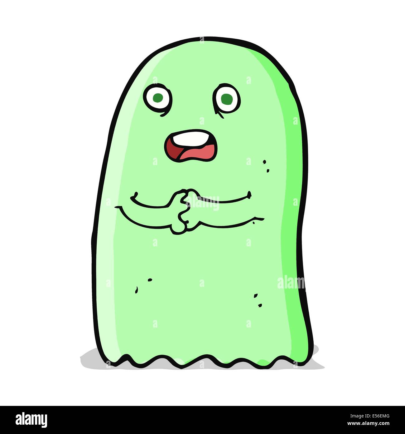 funny cartoon ghost Stock Vector Image & Art - Alamy