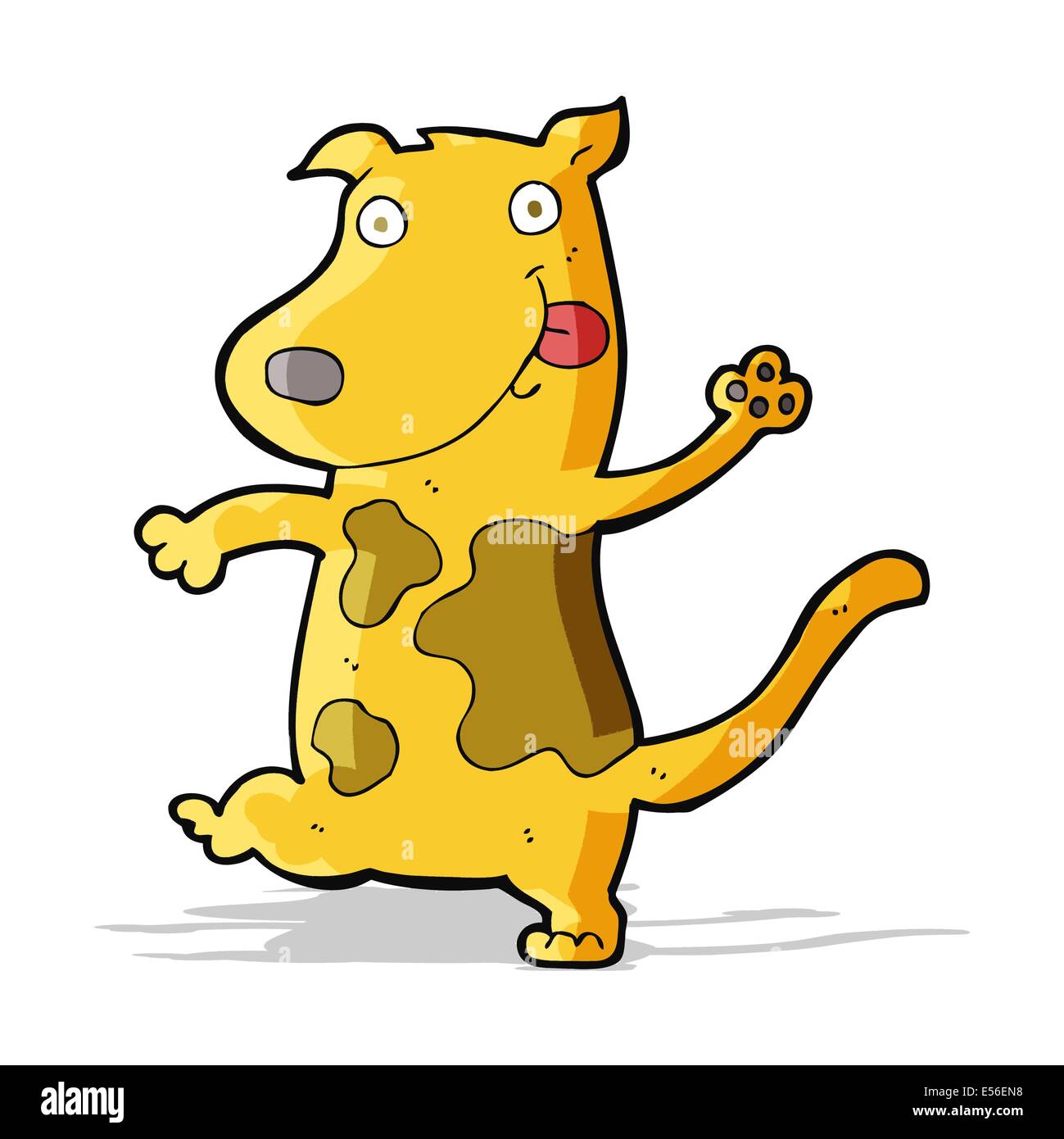 cartoon happy dog Stock Vector Image & Art - Alamy