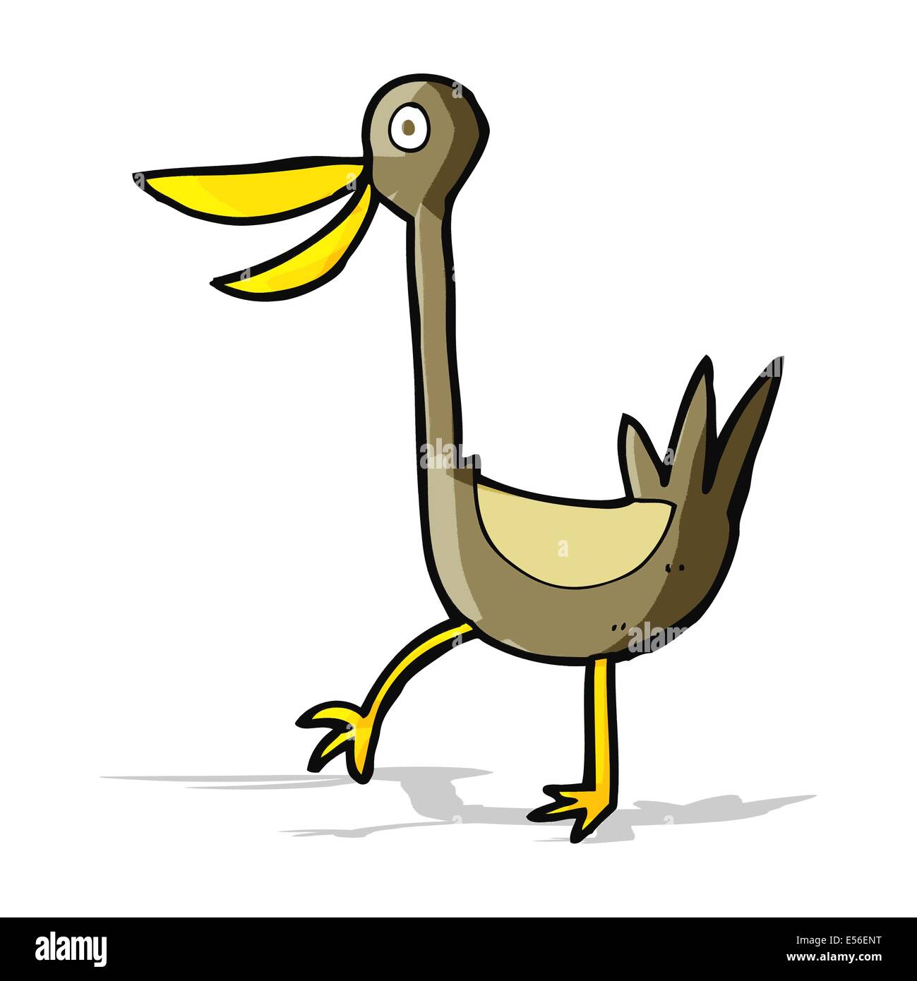 funny cartoon duck Stock Vector Image & Art - Alamy