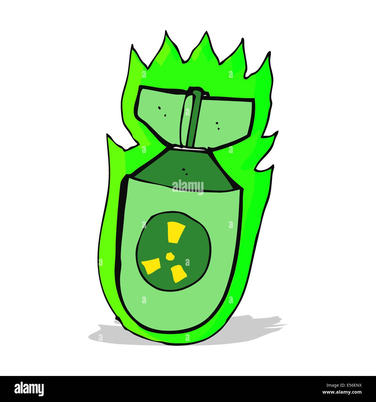 Cartoon atomic bomb Cut Out Stock Images & Pictures - Alamy
