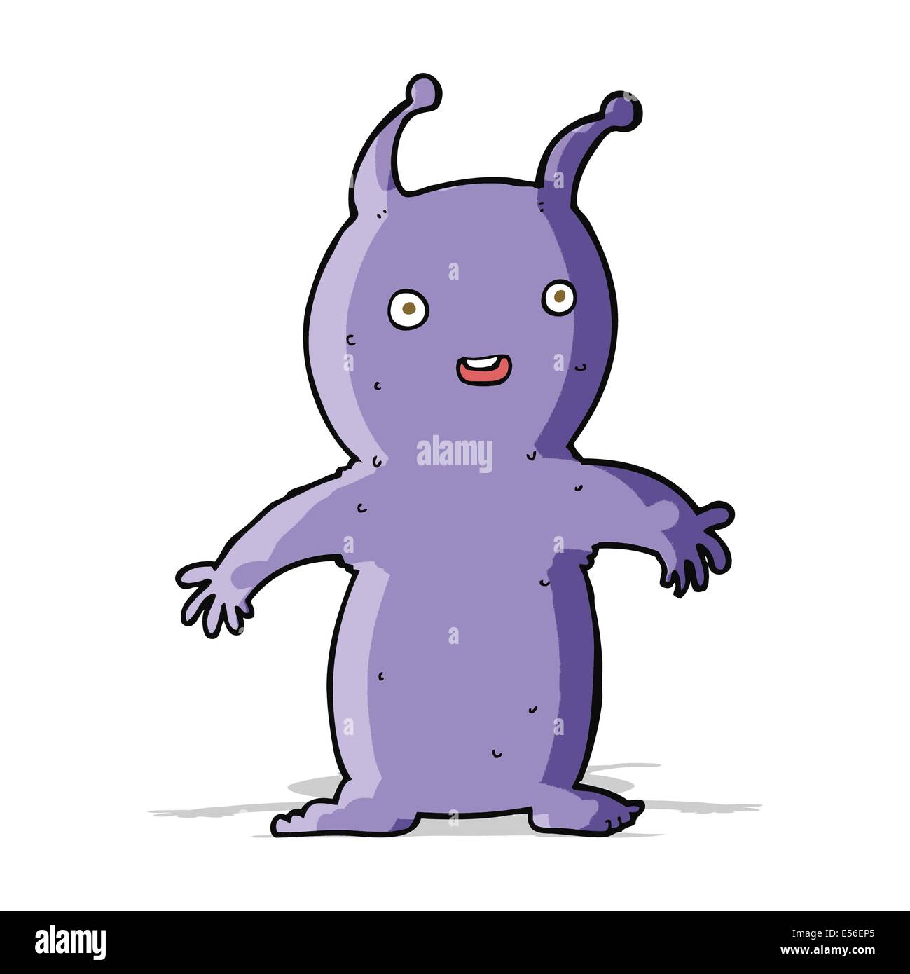 Little green man alien cartoon hi-res stock photography and images - Alamy