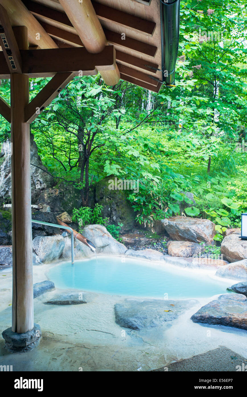 Typical Japanese Rotenburo Hotspring Onsen This Is In Shirahone Onsen