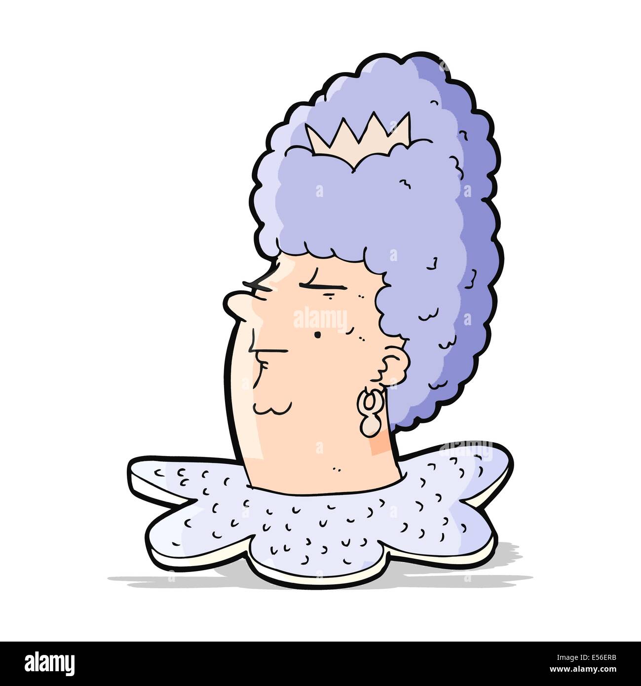 cartoon queen head Stock Vector Image & Art - Alamy