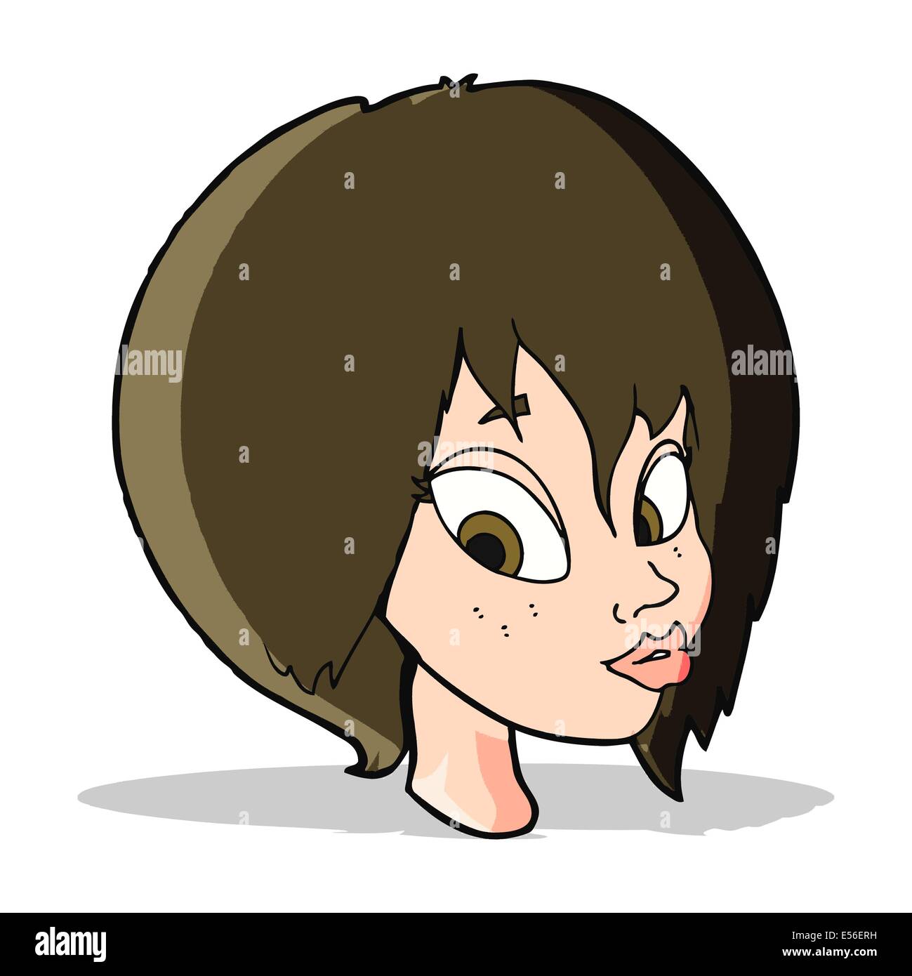 Pouting face Cut Out Stock Images & Pictures - Alamy