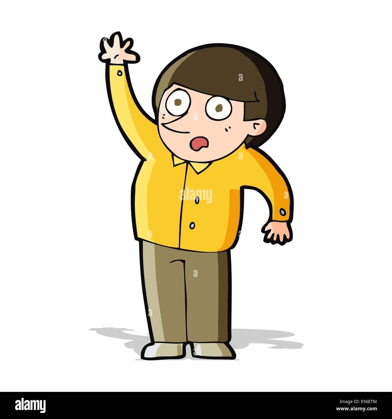 cartoon man asking question Stock Vector Image & Art - Alamy