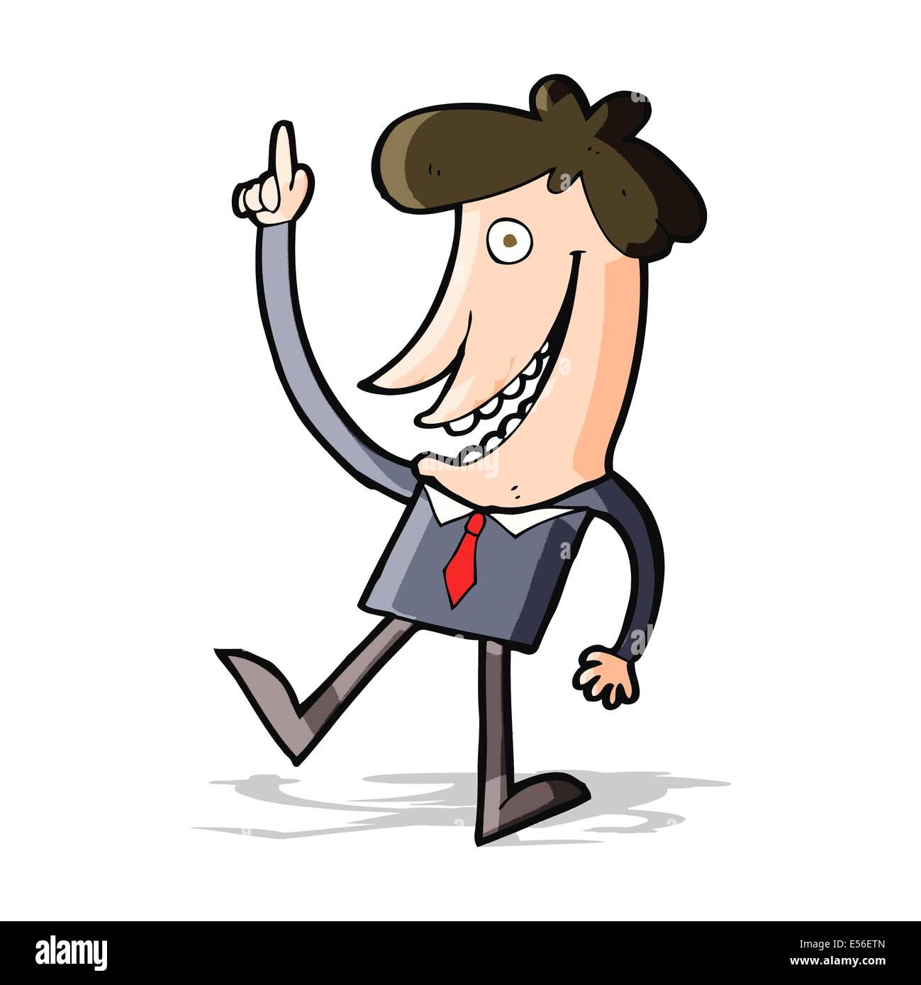 cartoon man with idea Stock Vector Image & Art - Alamy