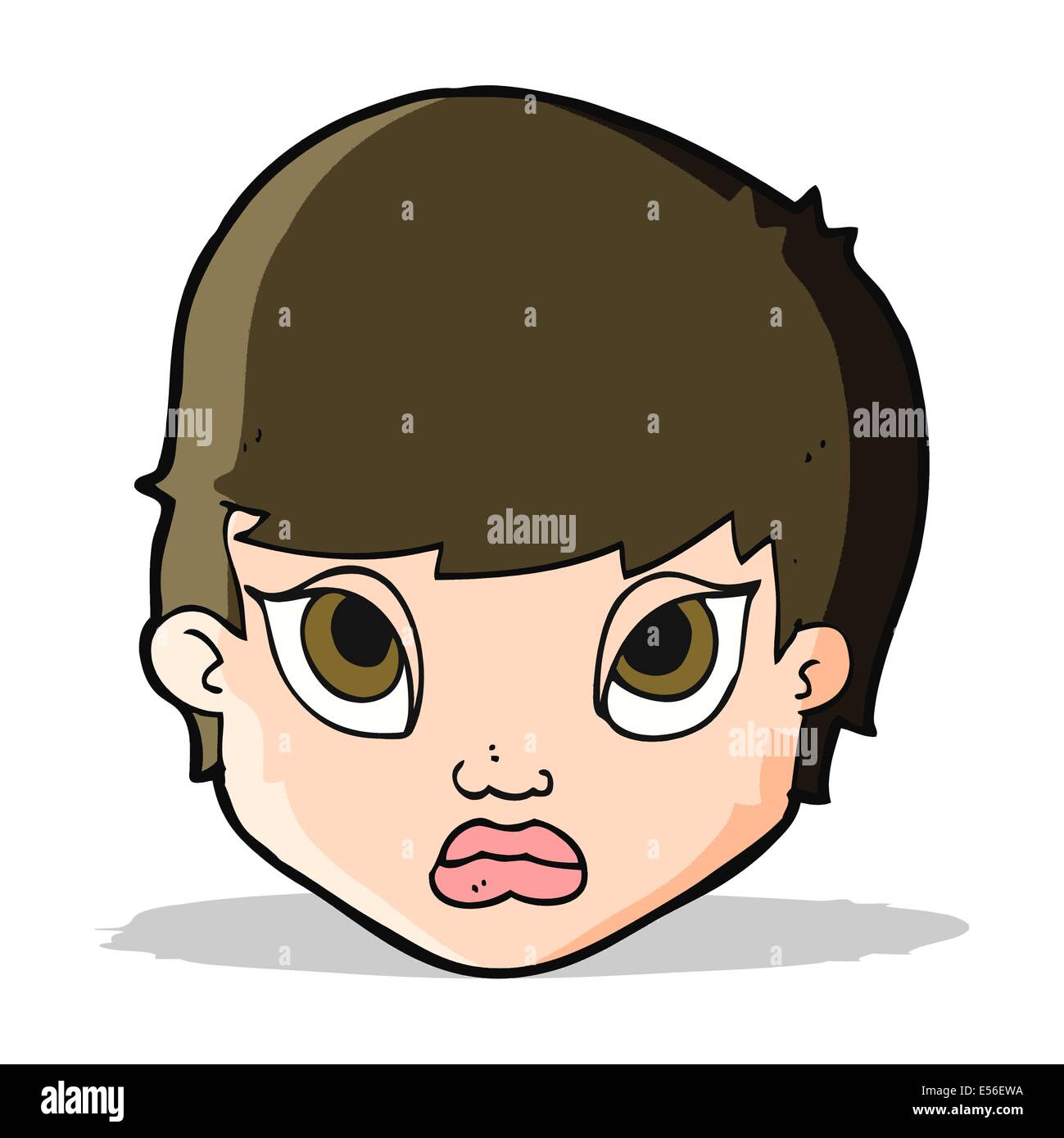 Pout cartoon Stock Vector Images - Alamy