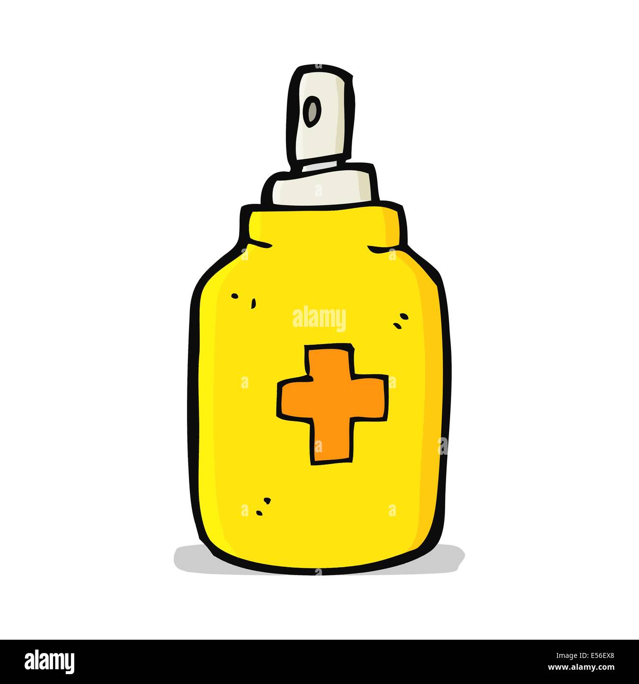 cartoon antiseptic spray Stock Vector Image & Art - Alamy