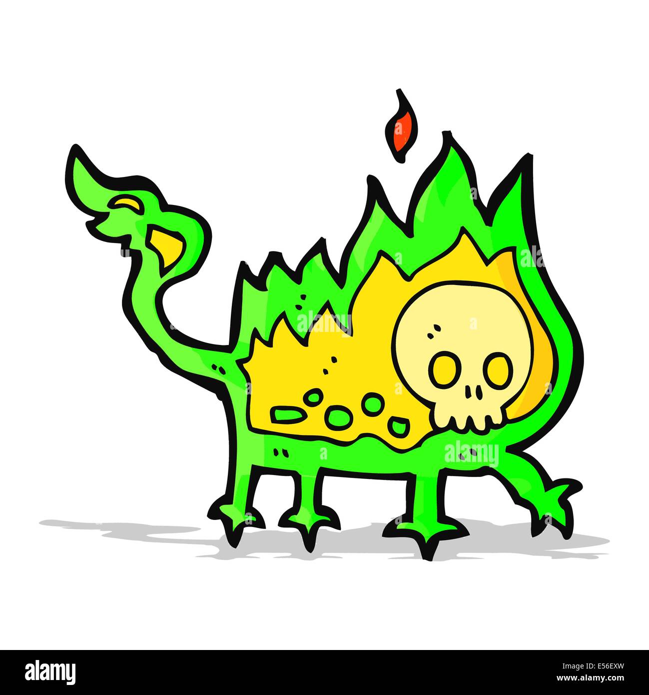 Cartoon little fire demon hi-res stock photography and images - Alamy