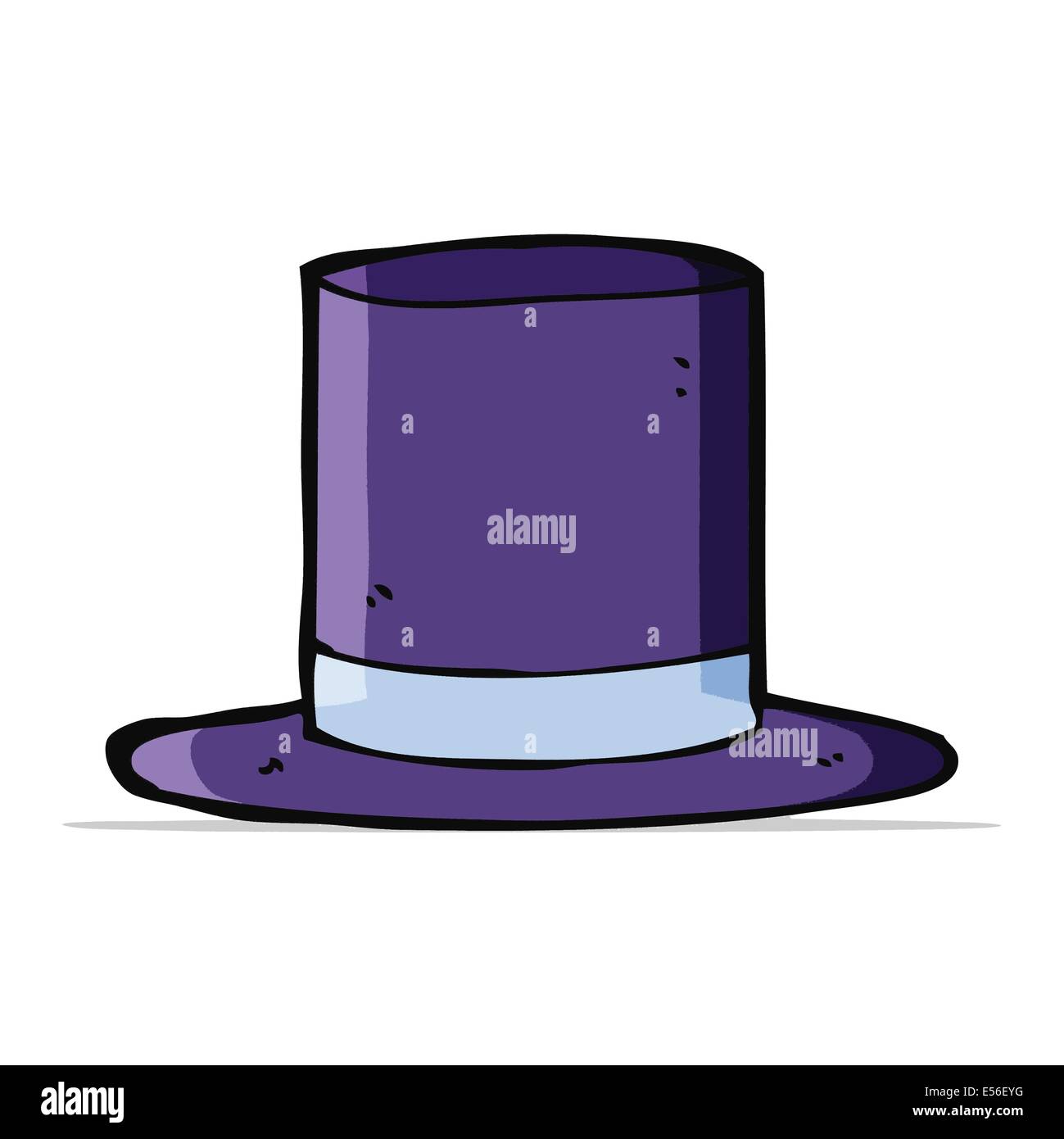 cartoon top hat Stock Vector Image & Art - Alamy