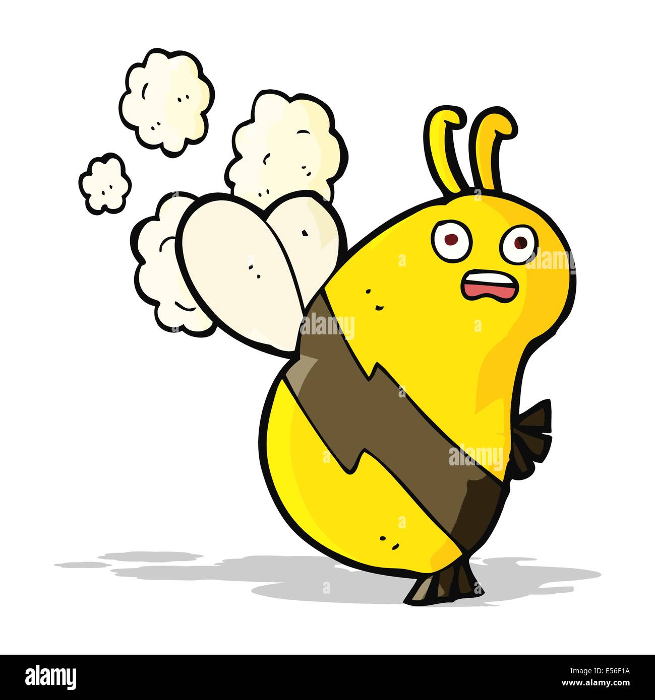 funny cartoon bee Stock Vector Image & Art - Alamy