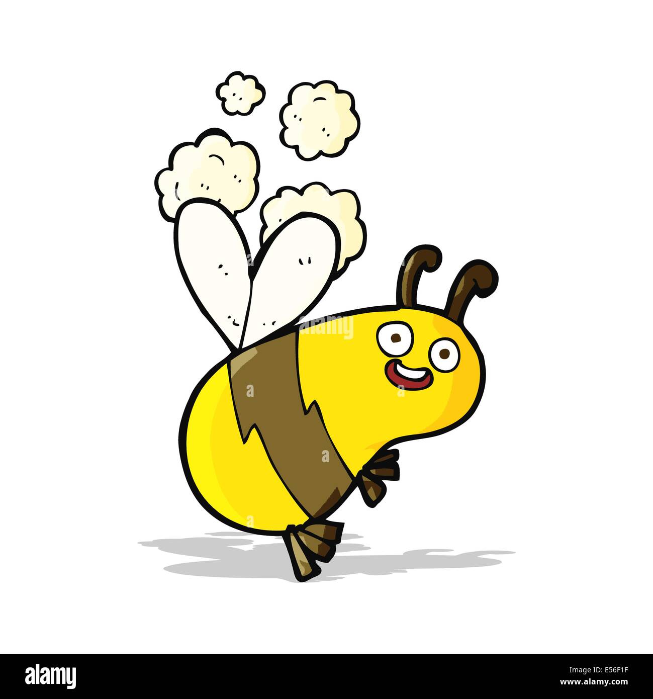 funny cartoon bee Stock Vector Image & Art - Alamy