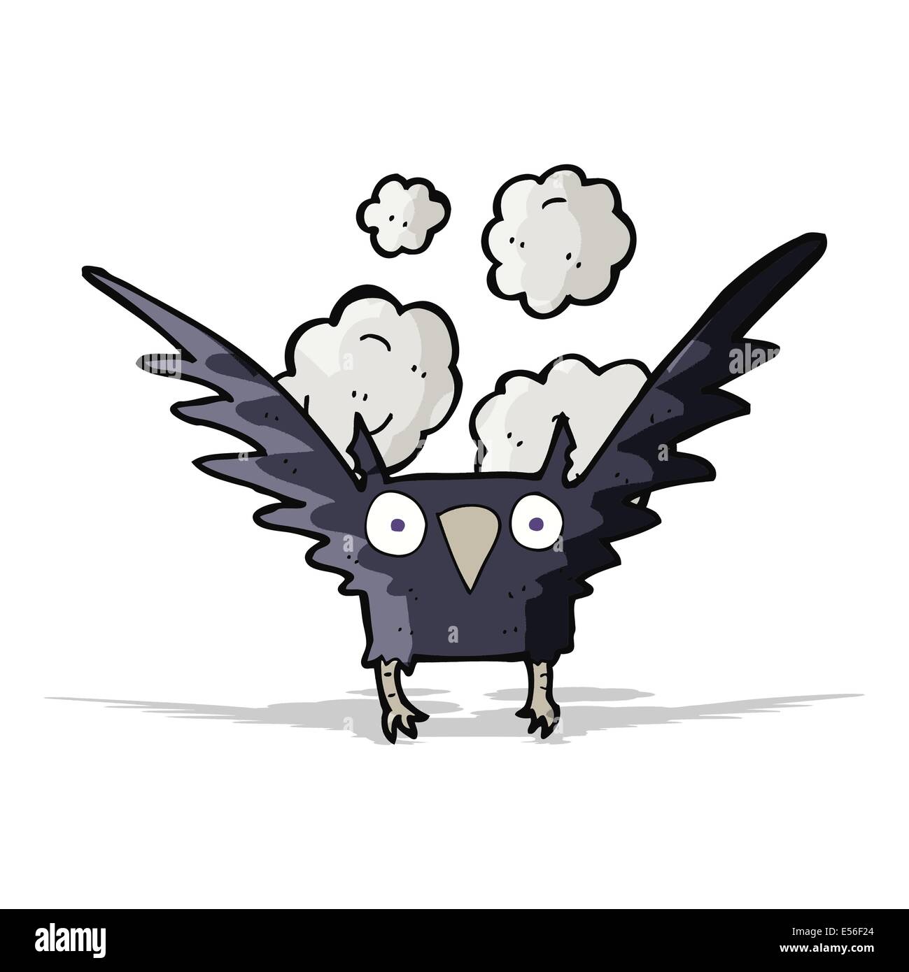 cartoon spooky bird Stock Vector Image & Art - Alamy