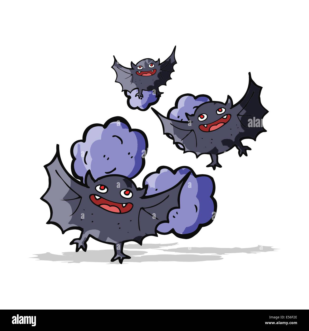 cartoon vampire bats Stock Vector Image & Art - Alamy