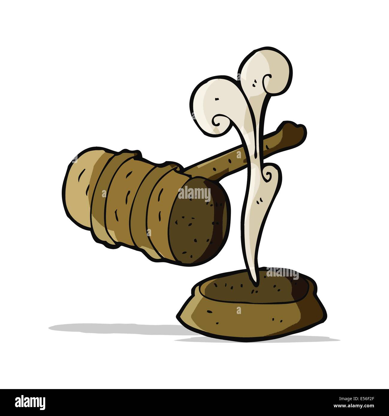 Cartoon gavel Cut Out Stock Images & Pictures - Alamy