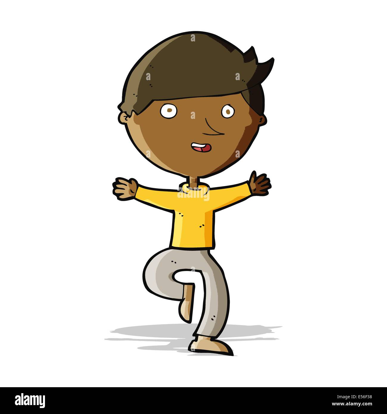 cartoon excited man Stock Vector Image & Art - Alamy
