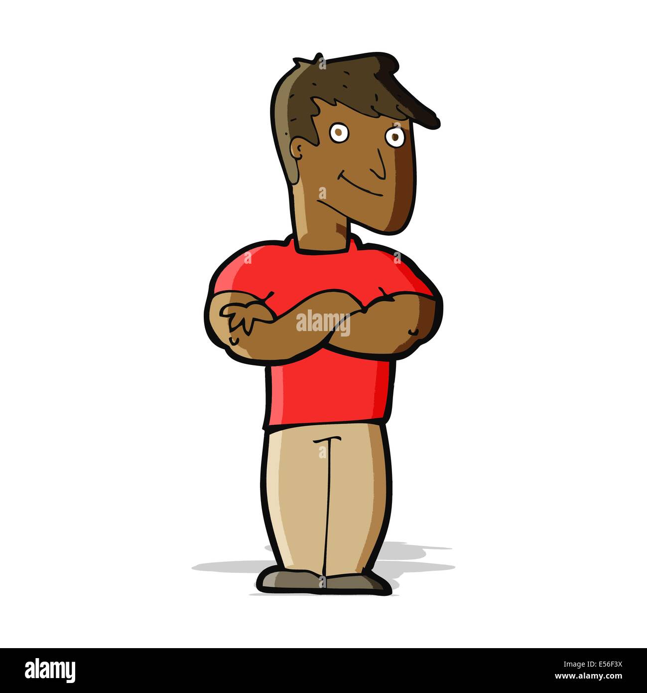 cartoon muscular man Stock Vector Image & Art - Alamy