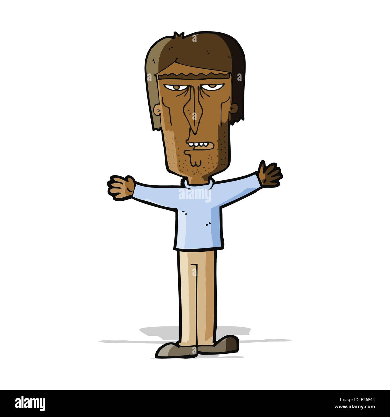 cartoon angry man Stock Vector Image & Art - Alamy