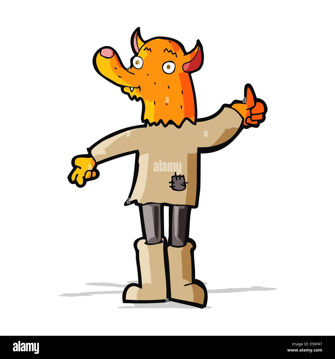 Cartoon fox man Cut Out Stock Images & Pictures - Alamy