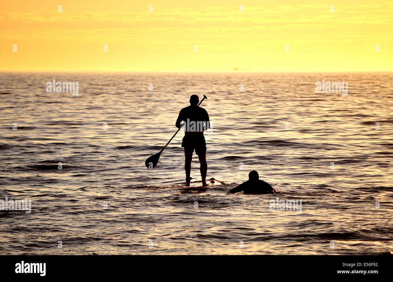 Surfer shadow hi-res stock photography and images - Alamy