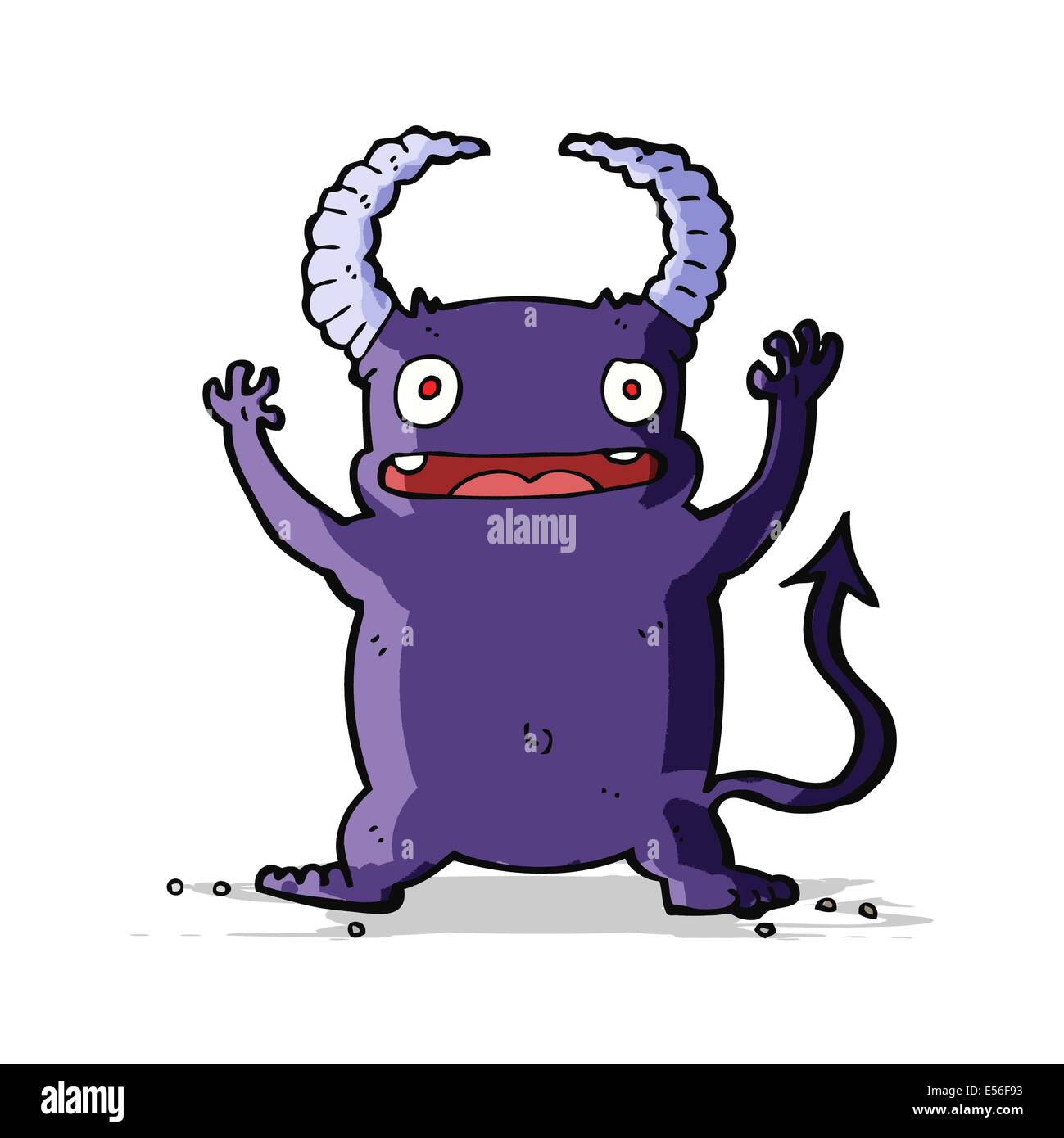 cartoon little devil Stock Vector Image & Art - Alamy