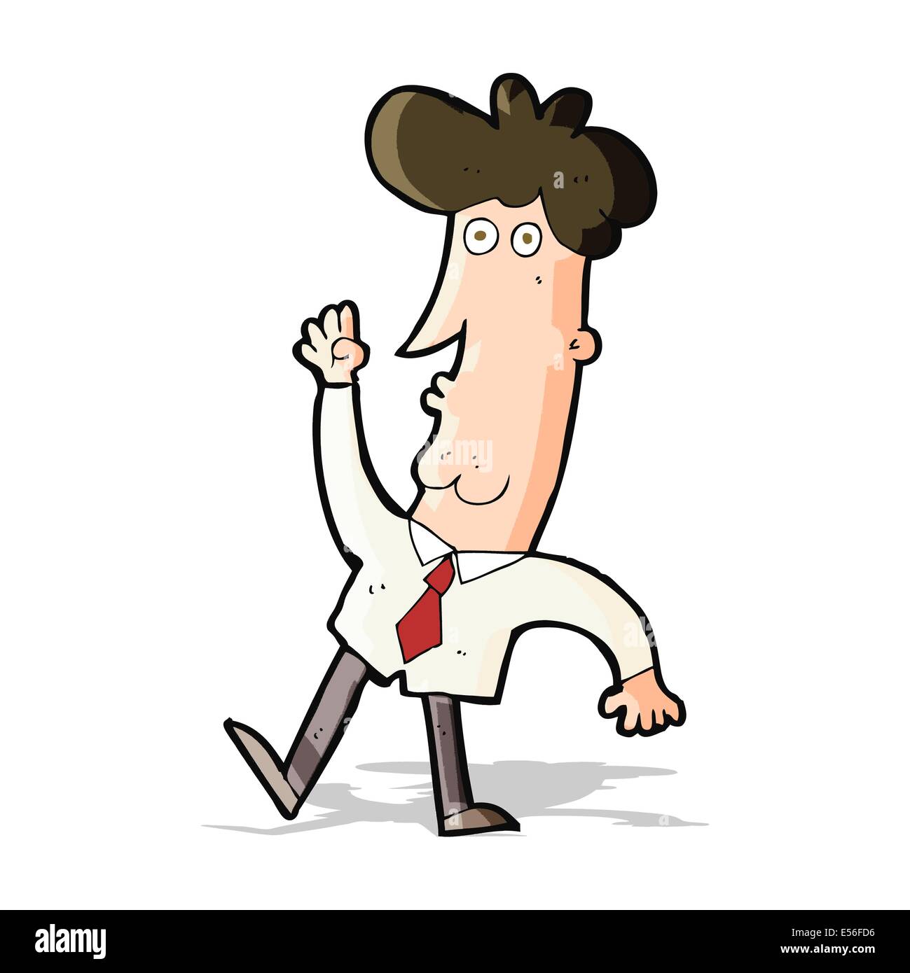 cartoon office man Stock Vector Image & Art - Alamy