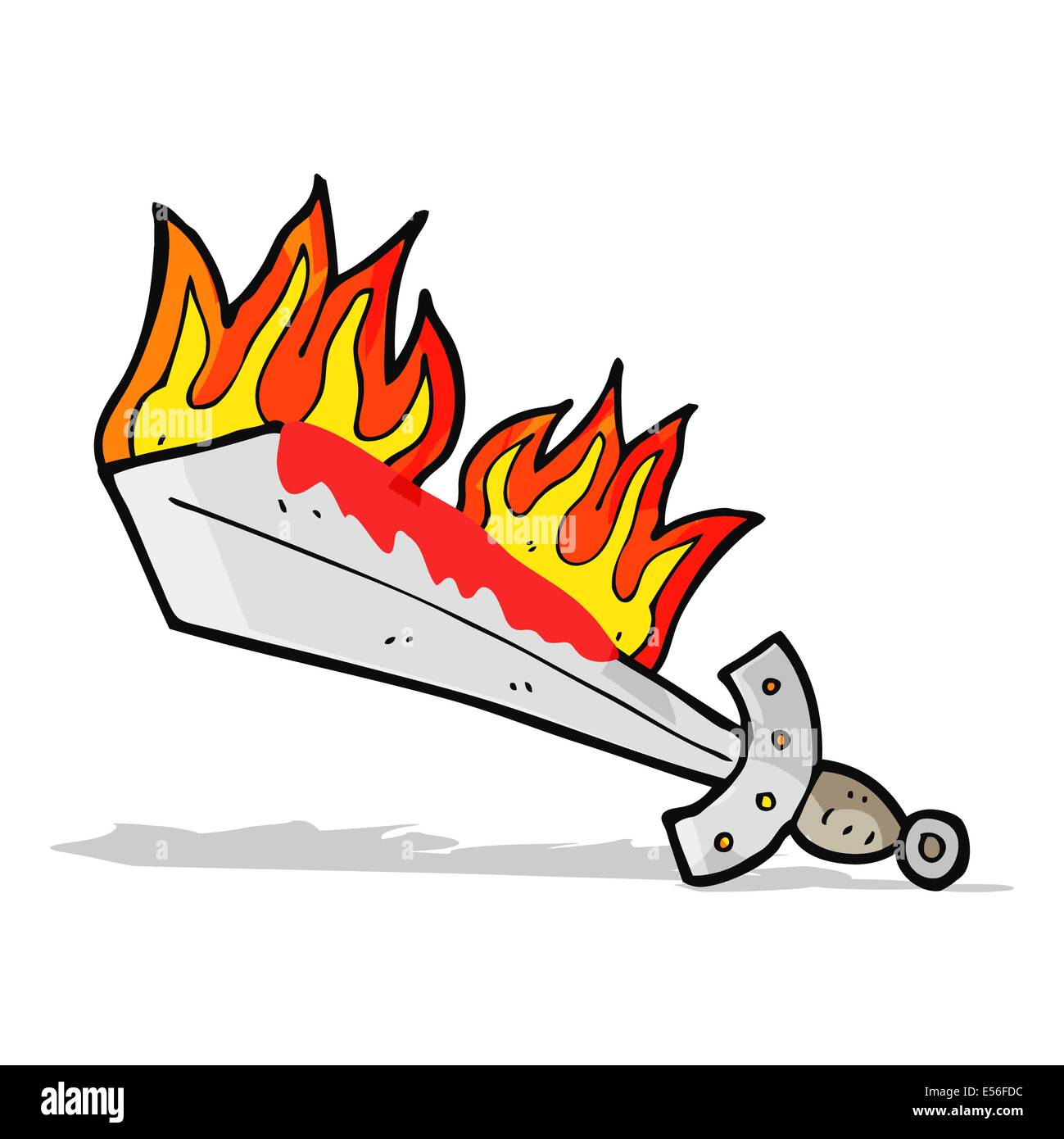 Flaming sword hi-res stock photography and images - Alamy