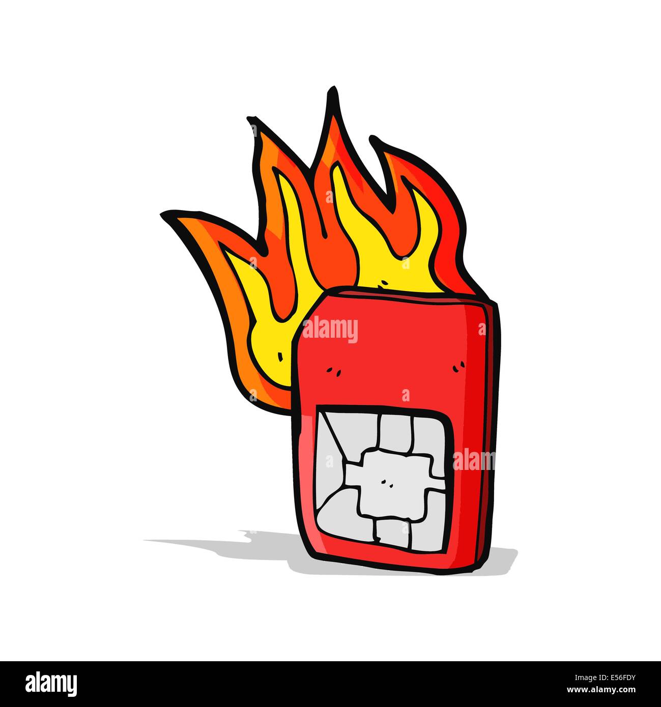 Cartoon sim card hi-res stock photography and images - Alamy