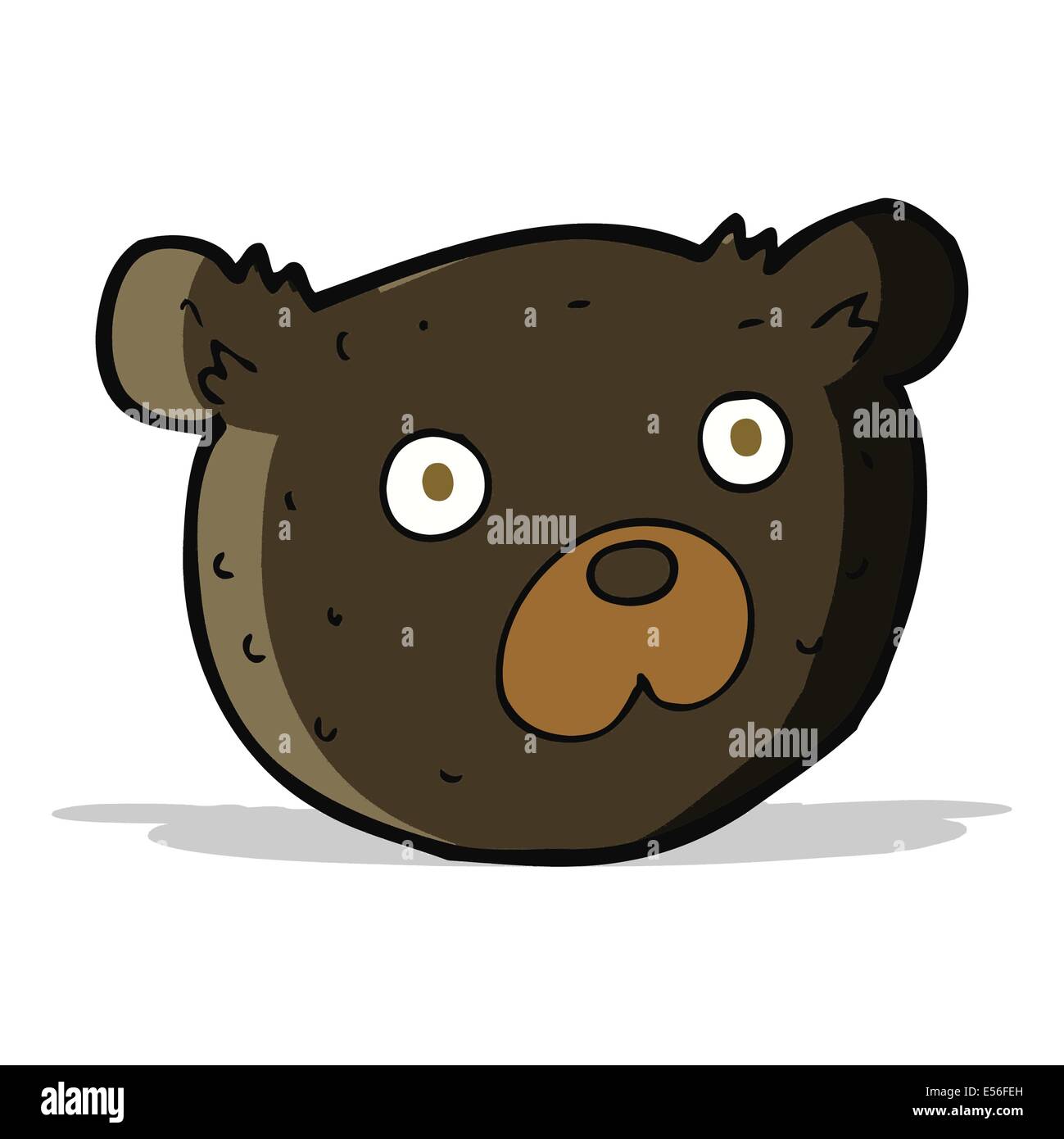 cartoon black bear Stock Vector Image & Art - Alamy