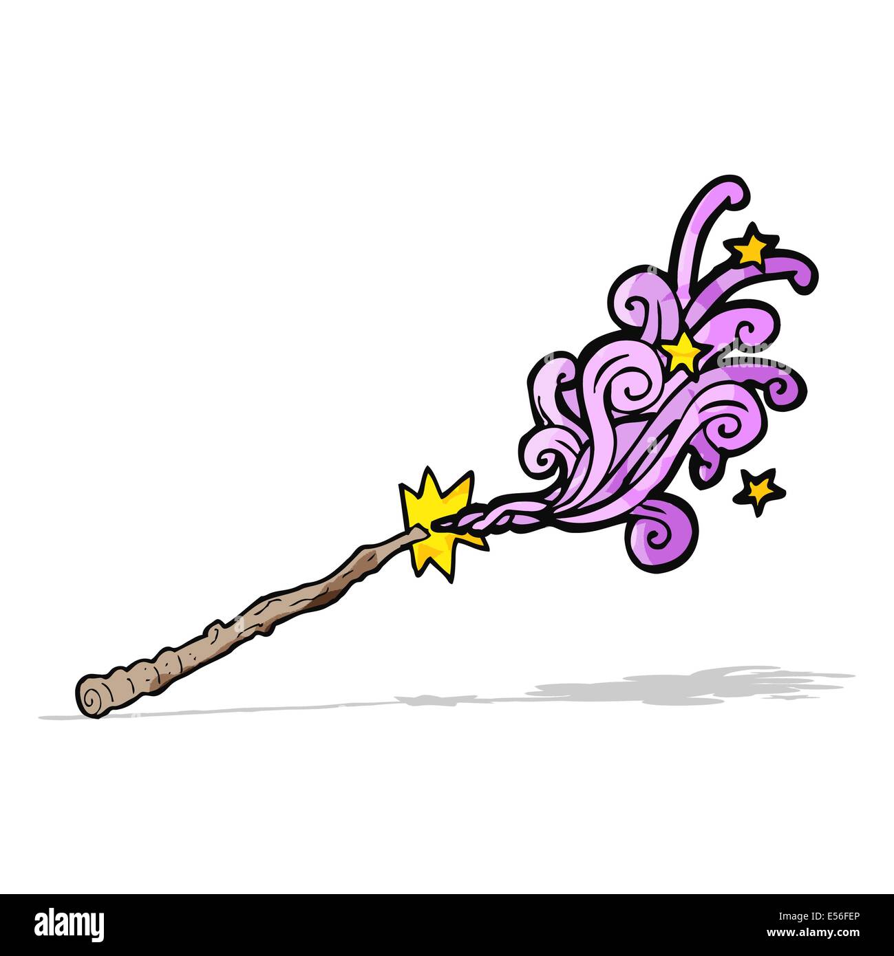 cartoon magic wand Stock Vector Image & Art - Alamy
