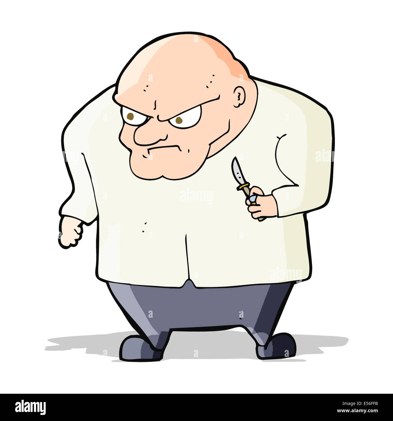 cartoon evil man Stock Vector Image & Art - Alamy
