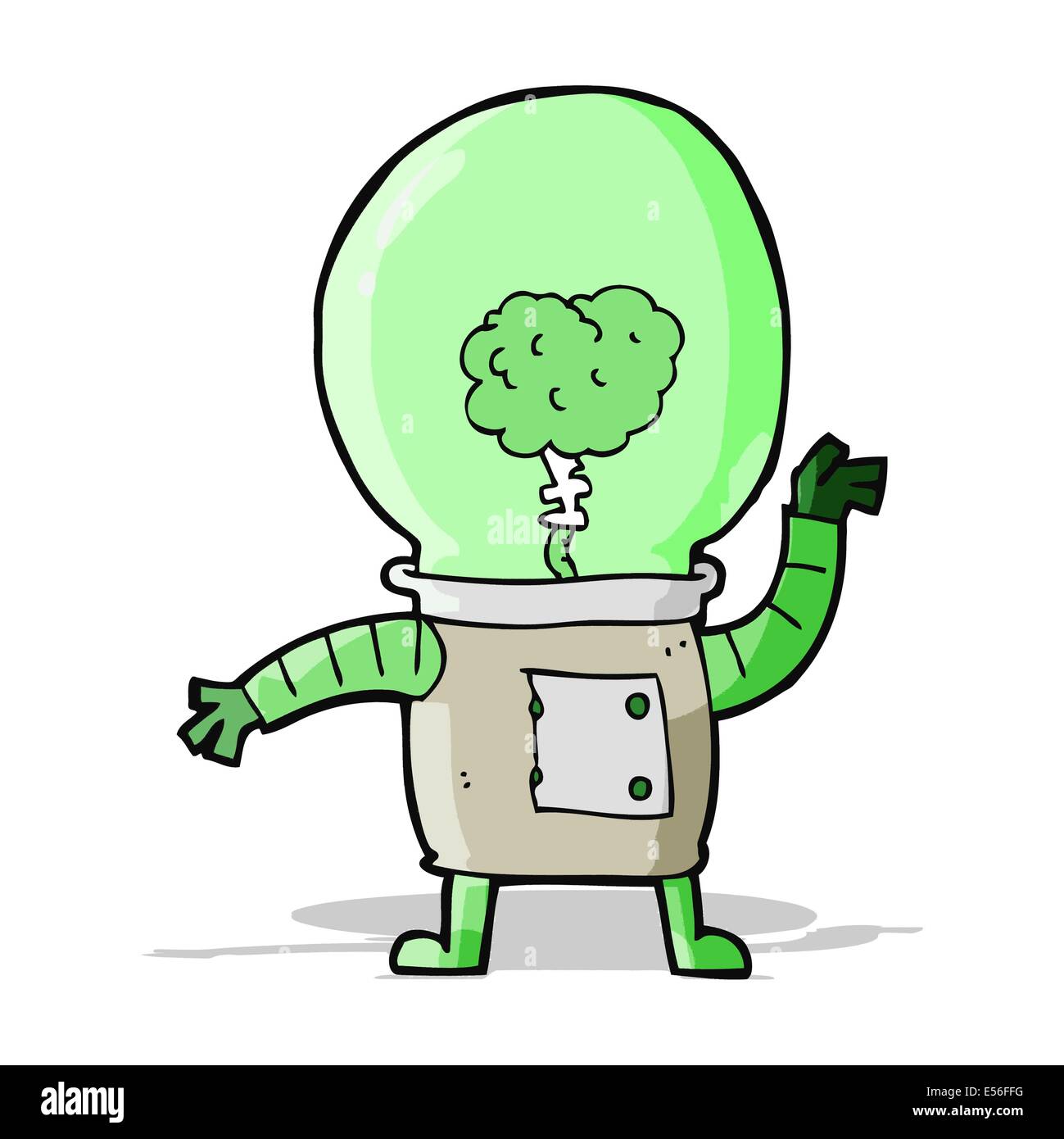 cartoon robot cyborg Stock Vector Image & Art - Alamy